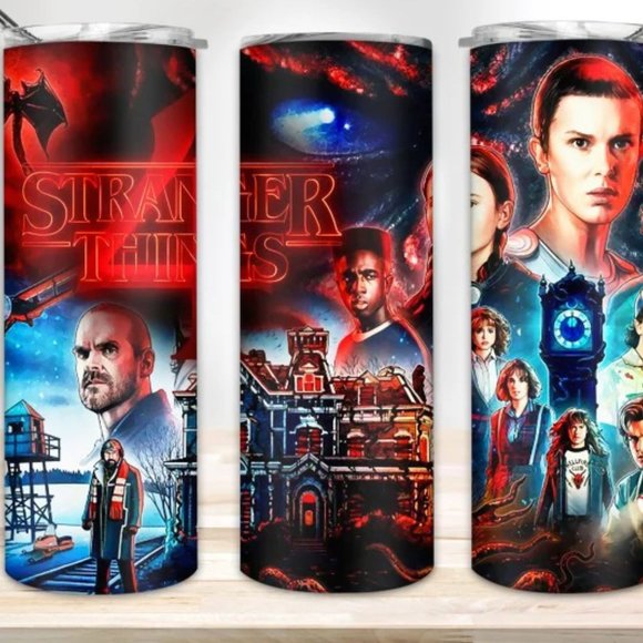 Dining | Stranger Things 4 2oz Steel Tumbler | Poshmark